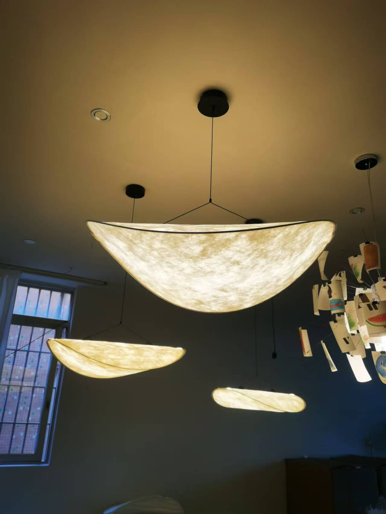 Fabric Led Potato chip Pendant Lamp Clpr8585 | BVH Modern LED Lighting ...