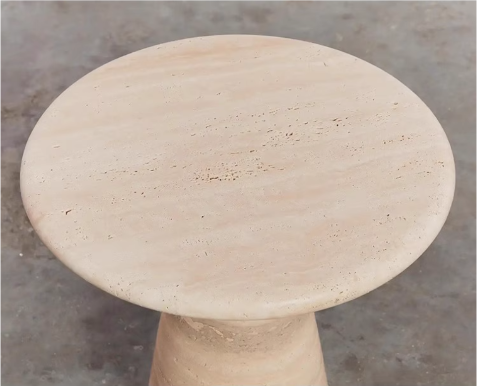 Originality Red Natural Cave Stones Side Table | BVH Modern LED ...