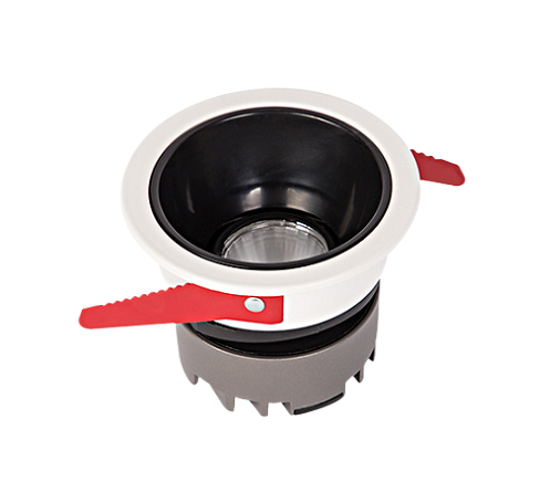 Contemporary 12W Aluminum Commercial Store Lighting Embedded Wall Wash ...